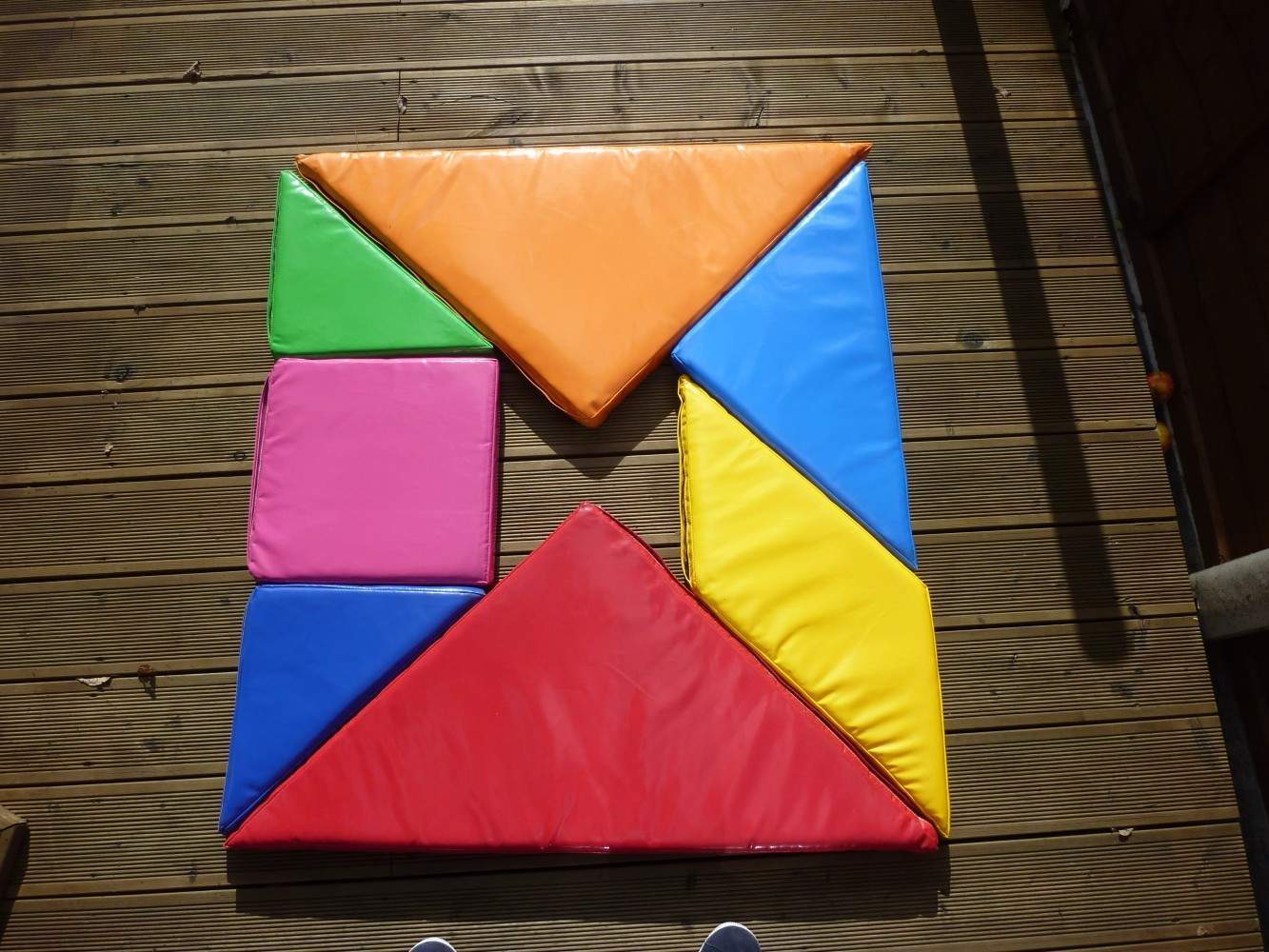 Giant Tangram Puzzle Team Building Game And Ice Breaker