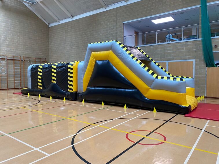 sports hall obstacle course